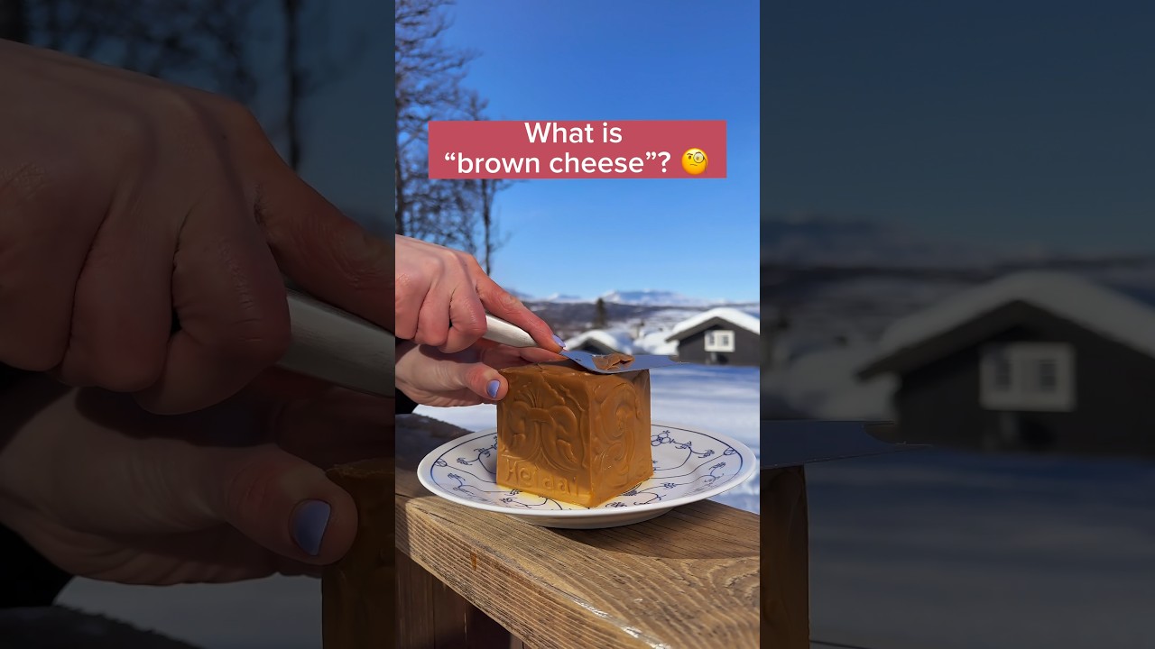 Norwegian Brown Cheese 🧀  #norway #storiesfromnorway #visitnorway