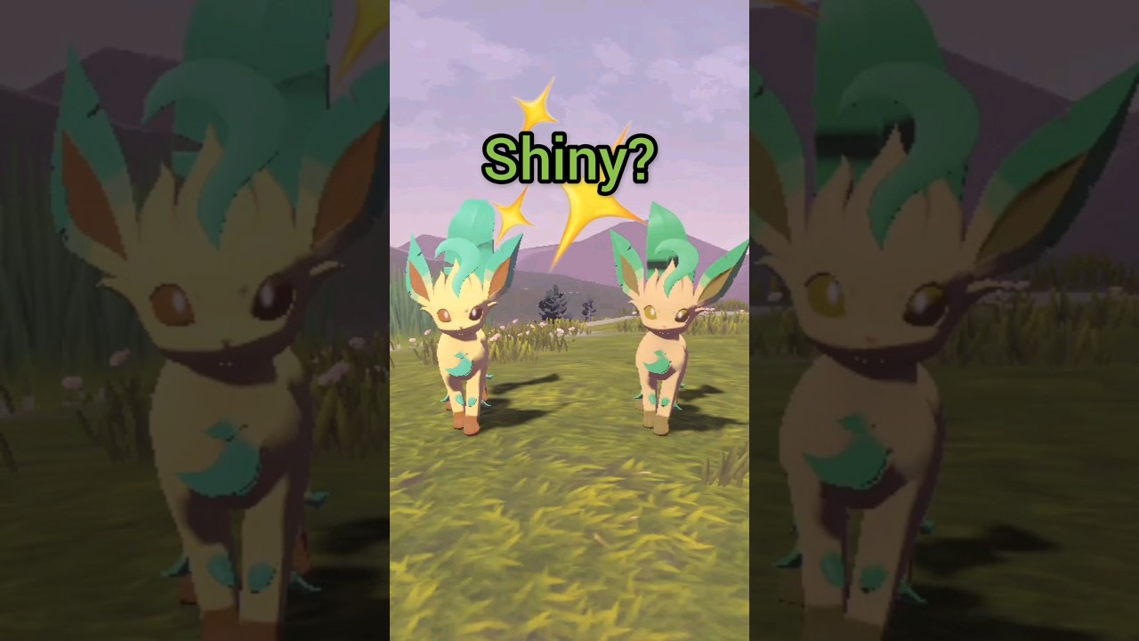 Which Leafeon Is Shiny? #pokemon #shinypokemon