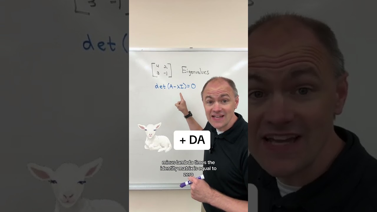 How Linear Algebra Helps Create Algorithms #shorts