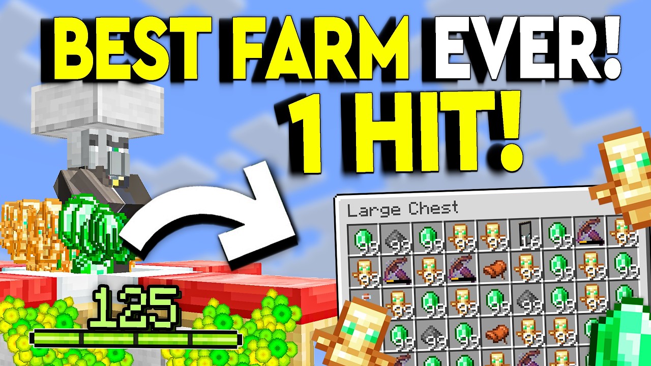 BEST INFINITE RAID FARM 1.21! Minecraft Tutorial in 60 Sec! - Minecraft ...
