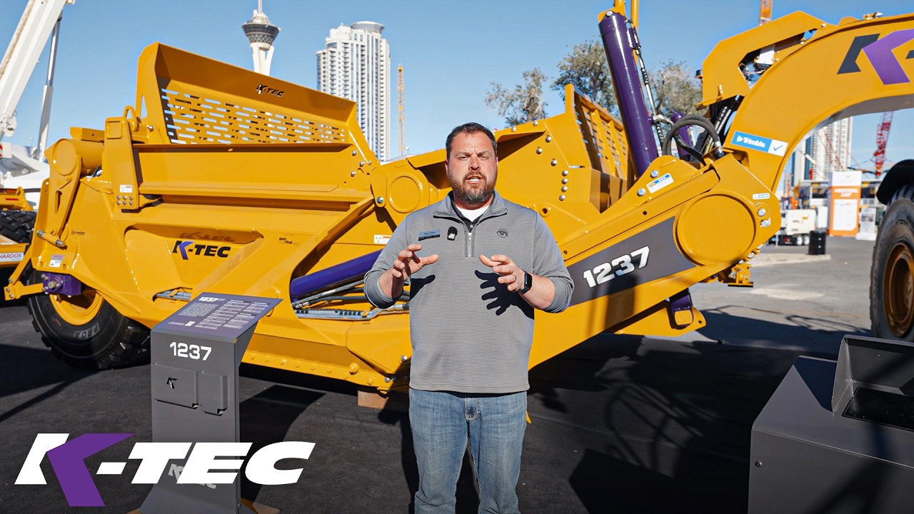 Inside the Updated K-Tec 1237 ADT Scraper at CONEXPO