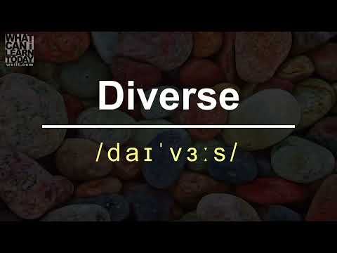 How to pronounce the word "Diverse"
