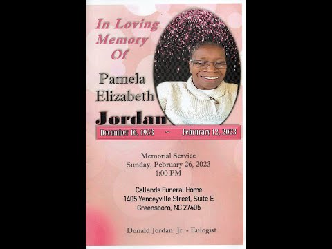 Pamela Elizabeth Jordan