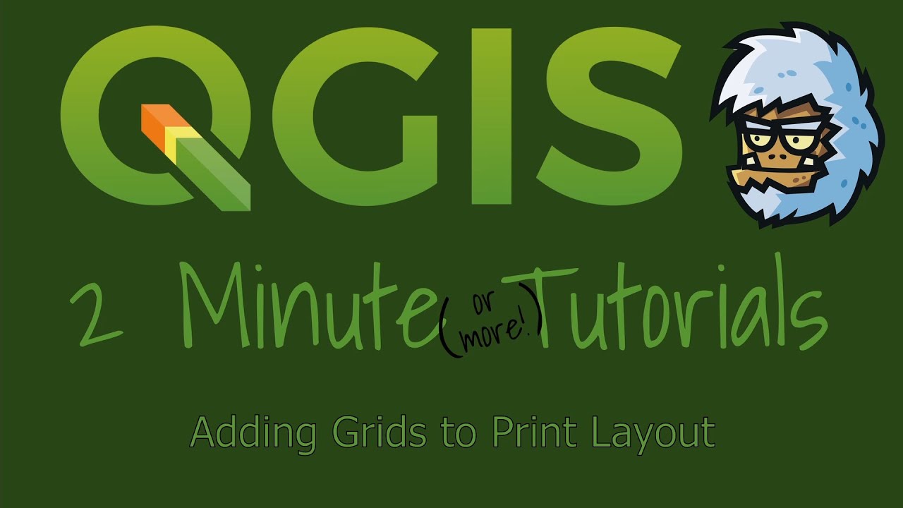 QGIS 2 Minute Tutorials - Adding Grids to Your Maps