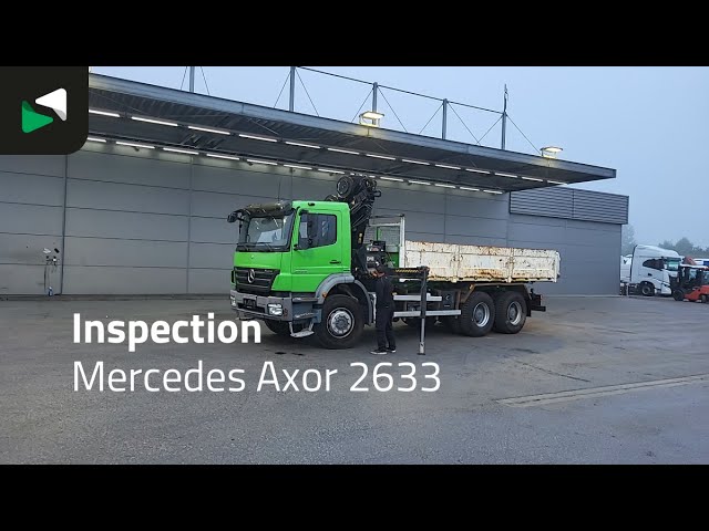 Mercedes Axor 2633 6X4 CIF Type: U 15 DE Tipper - BAS World