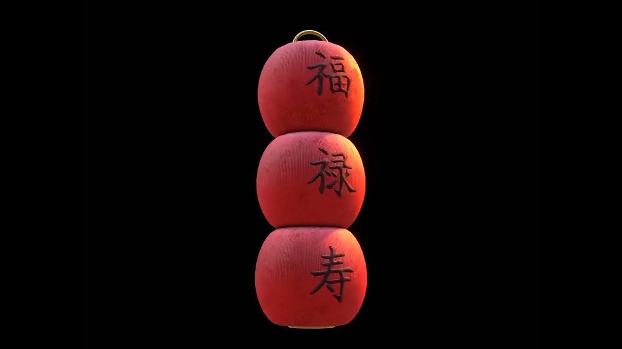 Chinese Lantern 5(3D model) - Ngchipv