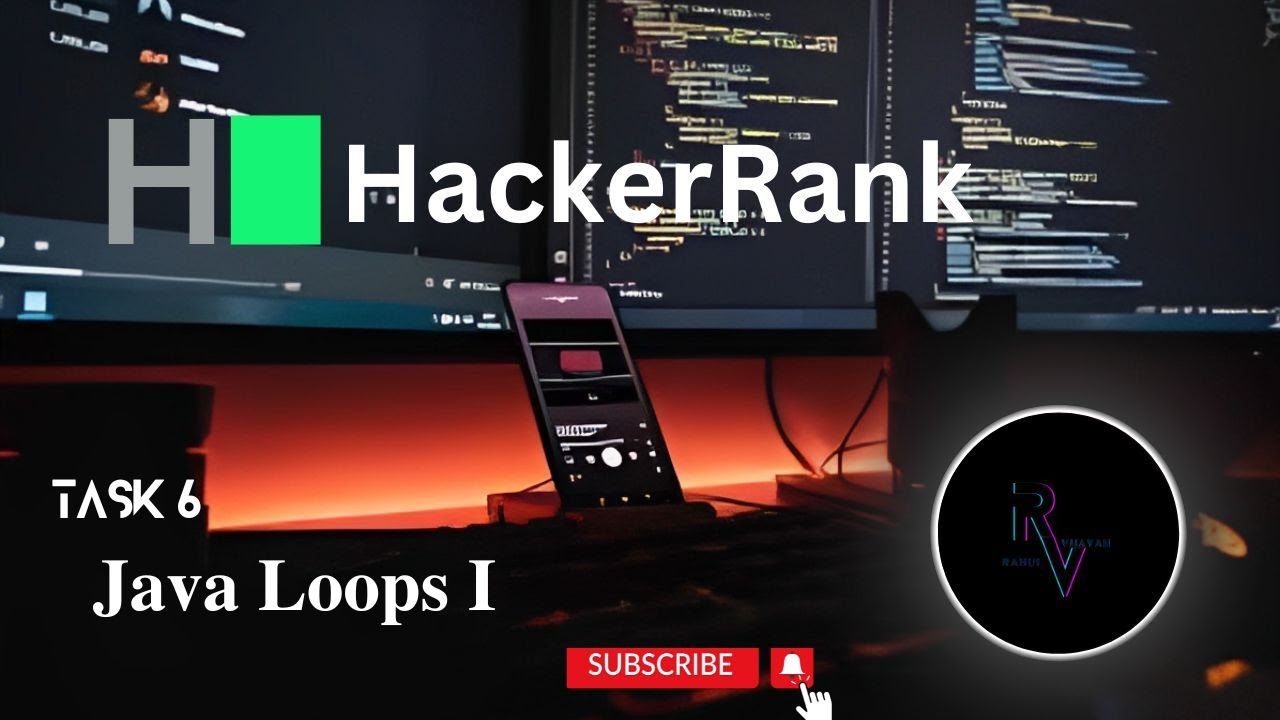 HackerRank java Solution - Java Loops I -Task 6 -With Source Code @Rahul_Vijayan #hackerrank