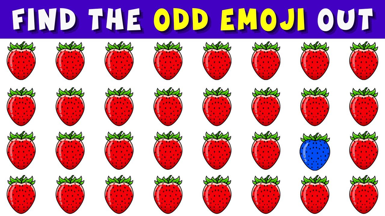 How Good Are Your Eyes #35 l Find The Odd Emoji Out l Emoji Puzzle Quiz