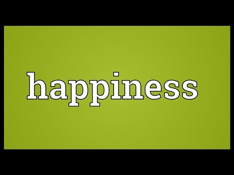 Happiness Meaning
