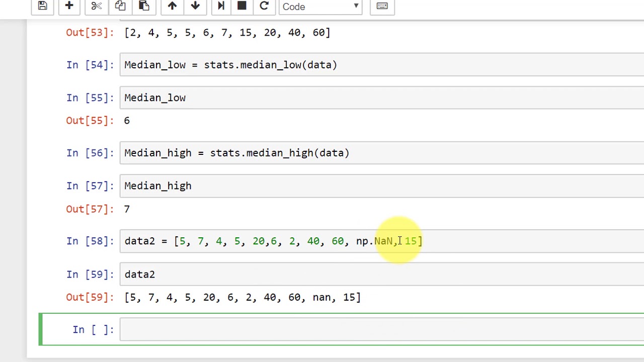 Using the statistics library in Python 3 to compute descriptive statistics