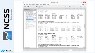 NCSS Statistical Software Training Videos | Statistical Analysis Training