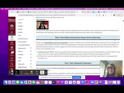 "Should Writers Use They Own English" What Dr. Young says and does