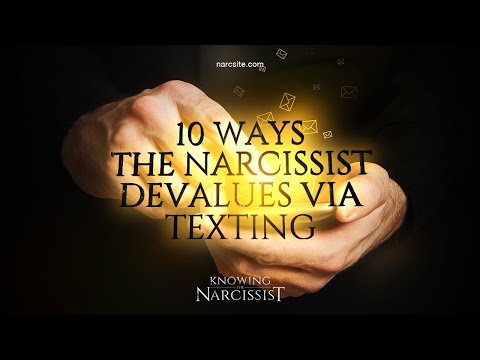 10 Ways The Narcissist Devalues Via Texting