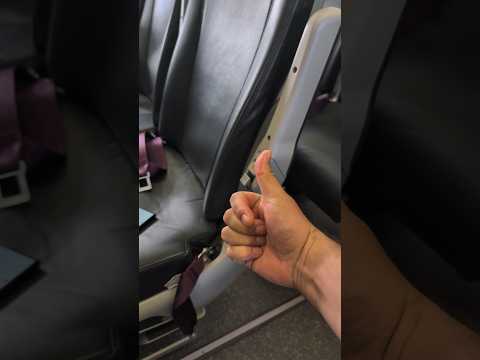 Secret Airplane Seat Hack #travel #accessibility #courteous
