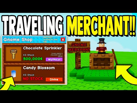 NEW TRAVELING MERCHANT!! | Grow a Garden ROBLOX