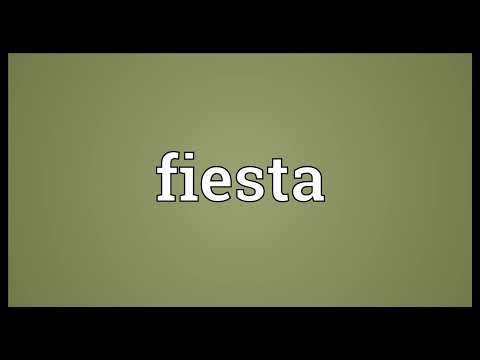 Fiesta Meaning