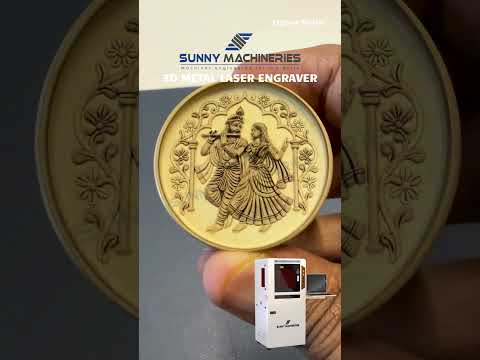 3D Laser Engraving Machine #shorts #fiberlaser #3d #trending #metal #engrave