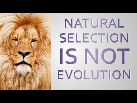 Natural Selection isn't Evolution