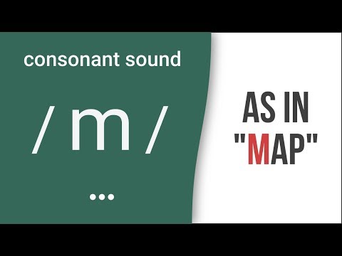 Consonant Sound / m / as in "map"- American English Pronunciation