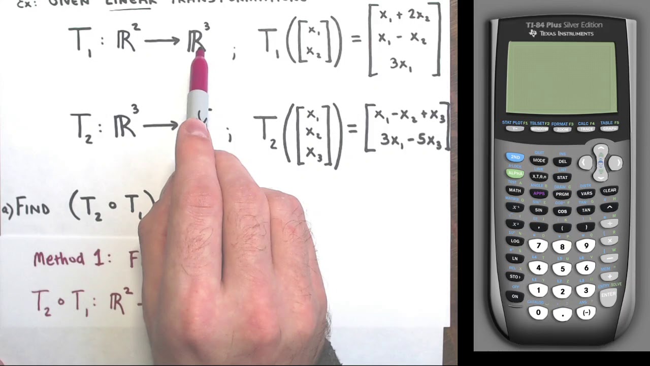 Perform Composition on Linear Transformations