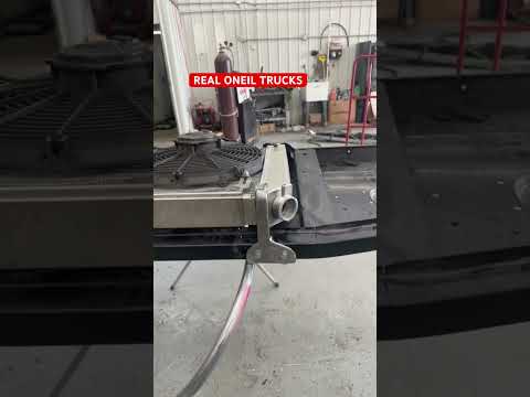 MADE NEW RADIATOR MOUNTS FOR THE 67 C/10 LS SWAP!!