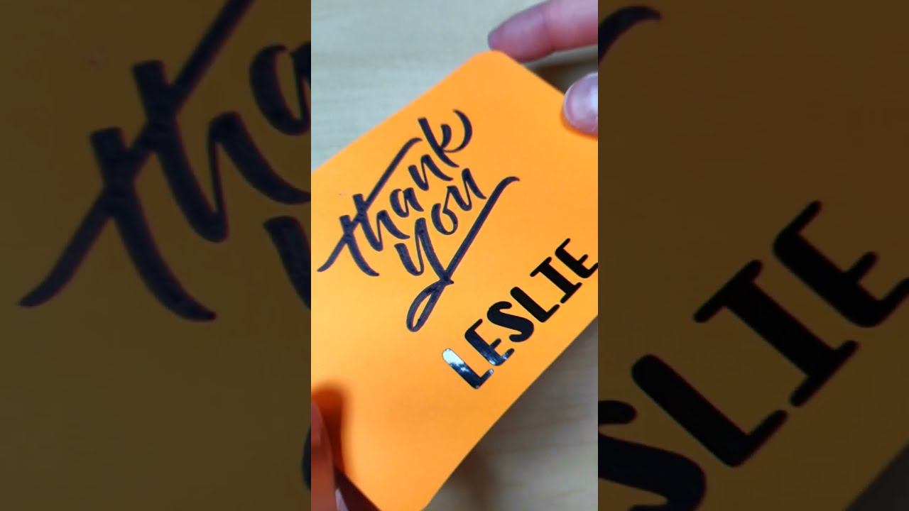 Favorite Way To Say Thank You | Vinyl Lettering