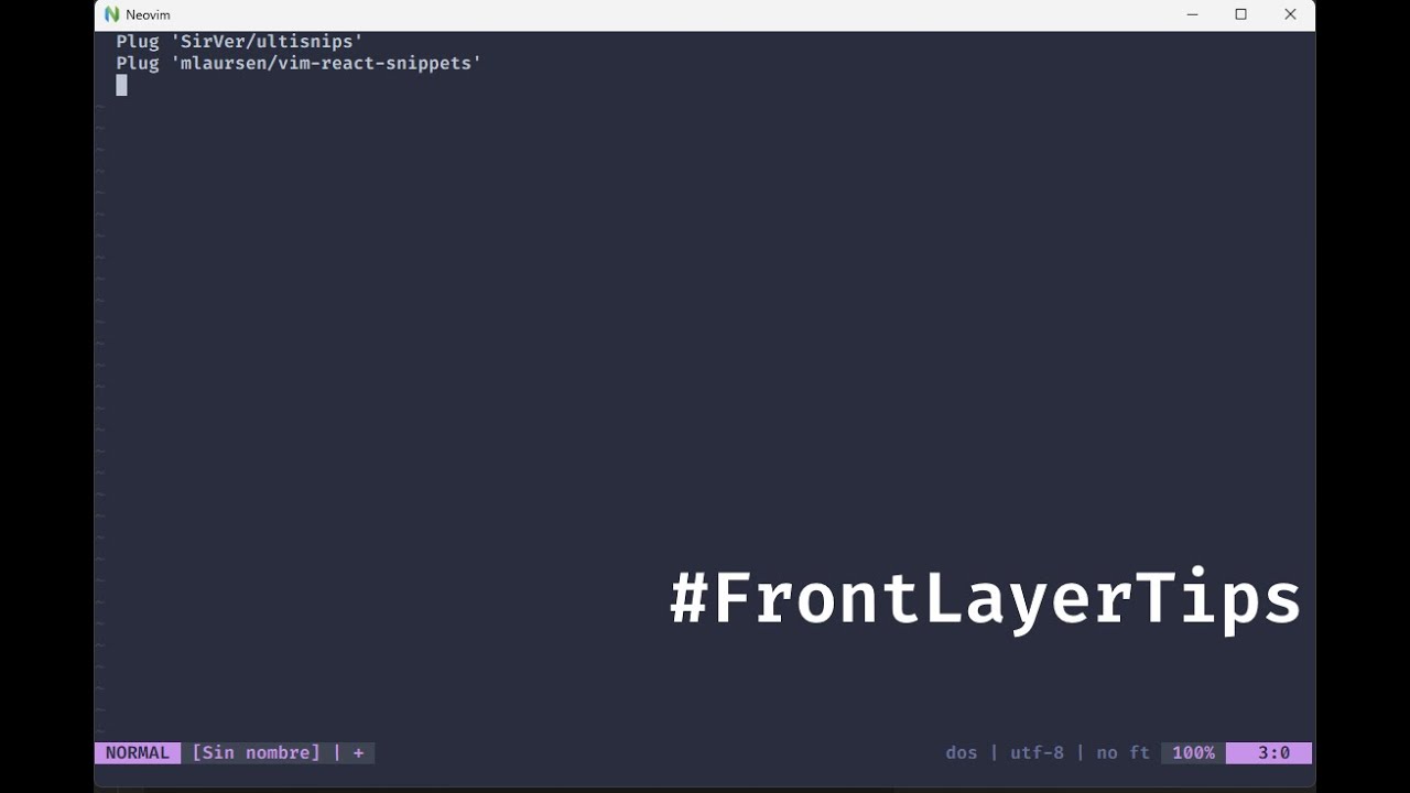 VIM Plugins ::: ReactJS Snippets