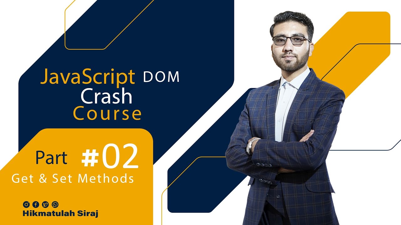JavaScript DOM  ||| Get & Set Value Methods Tutorial