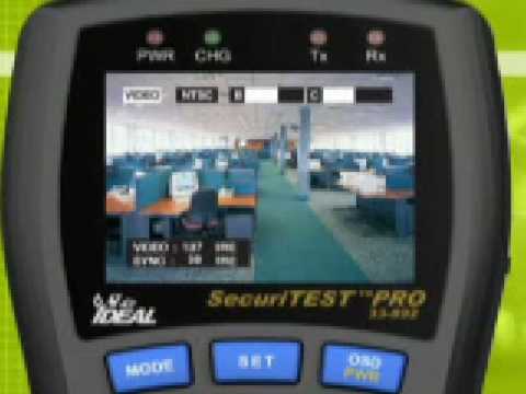 SecuriTEST™ PRO CCTV/Security Cable Tester & Camera Controller & Programmer
