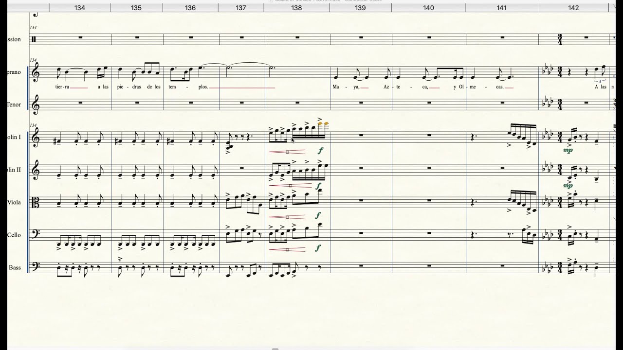 My Process - Editing Score with Finale Software