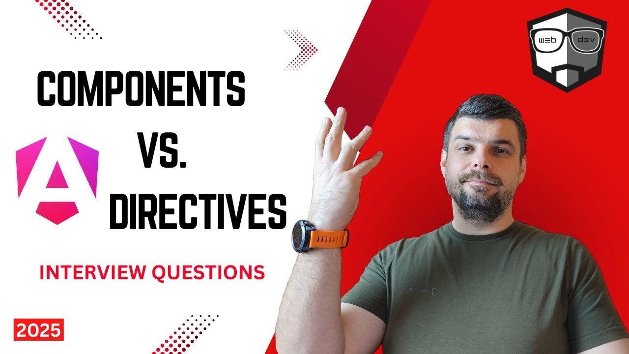 Components vs Directives in Angular! - Interview Questions #angular