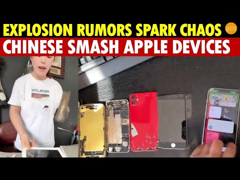 Chinese Smash Apple Phones and Laptops Over Explosion Rumors | weehingthong