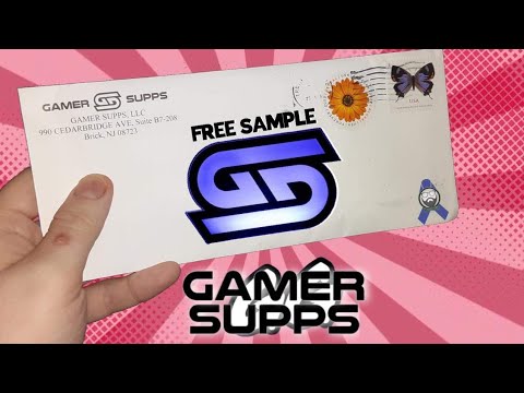 Gamer Supps Energy Free Sample Opening