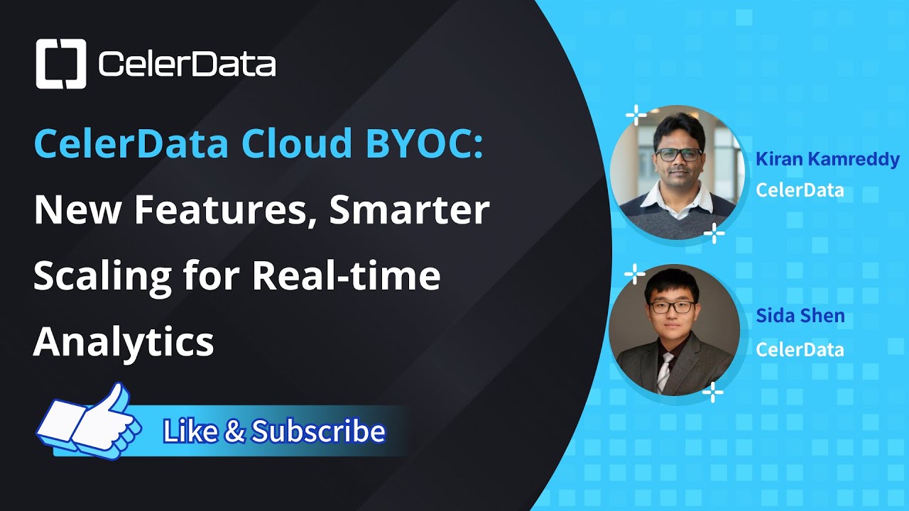 CelerData Cloud BYOC: New Features, Smarter Scaling for Real-time Analytics