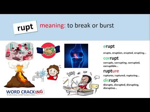 Word Cracker Challenge Cup 6 root ‘rupt' (CCC6)