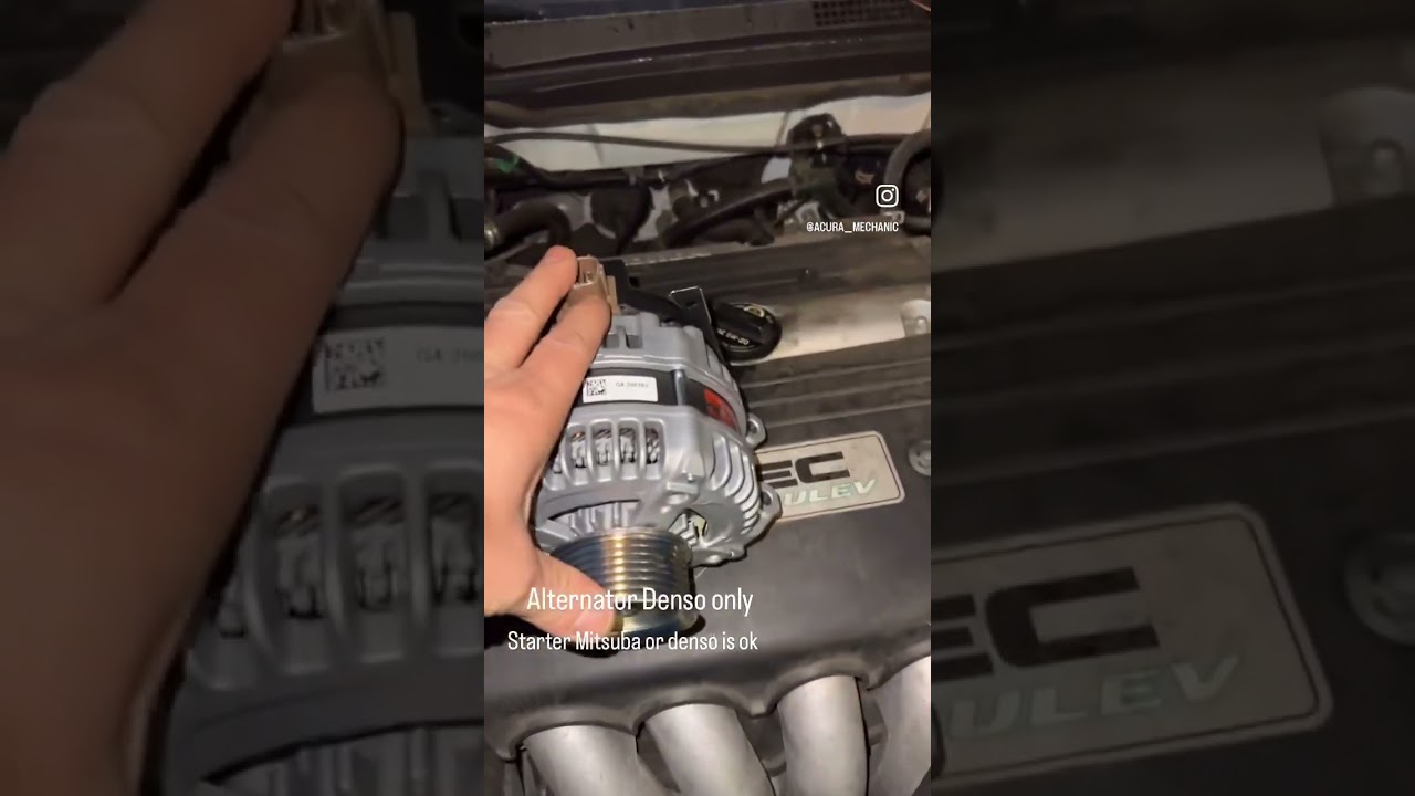 Buy denso alternator instead of Honda.