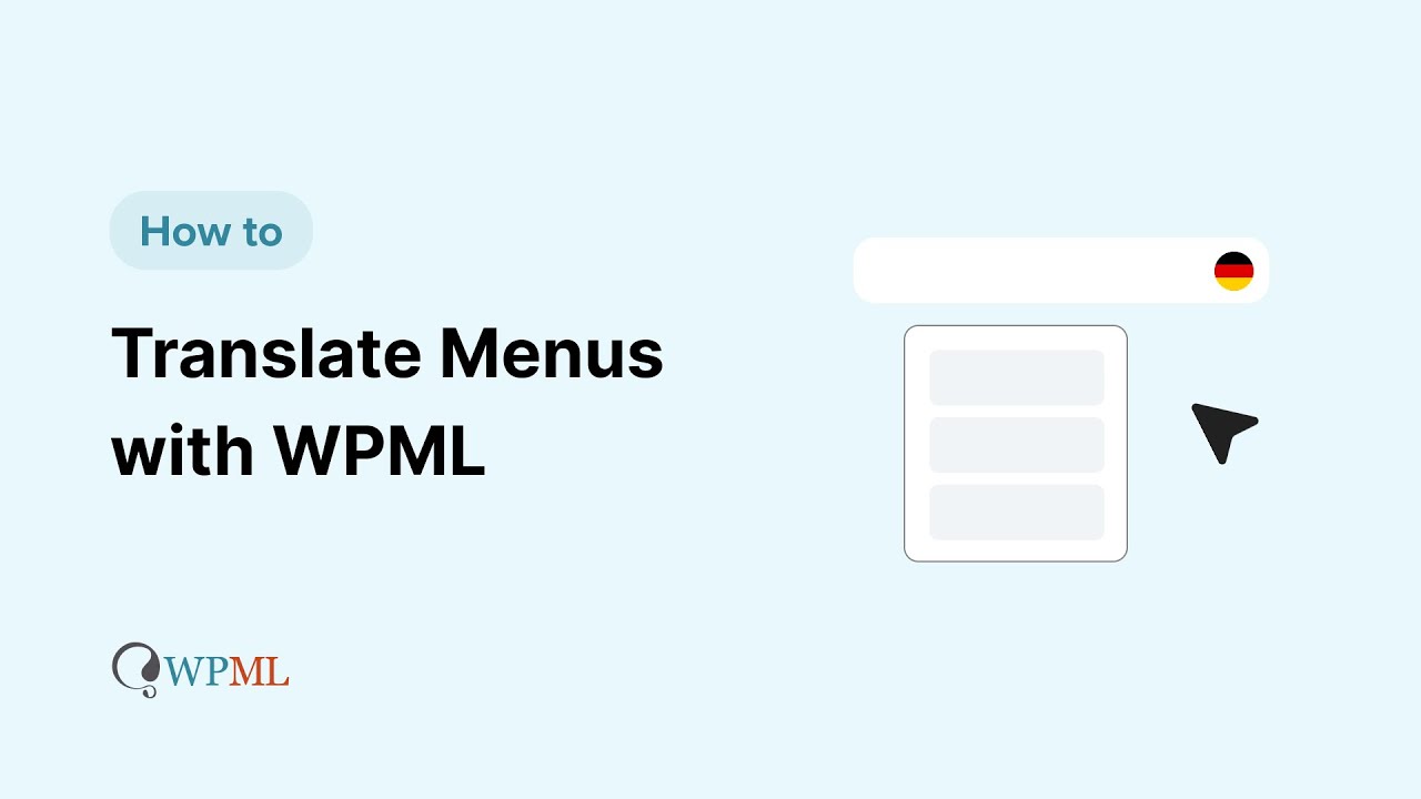 How to Translate Menus with WPML