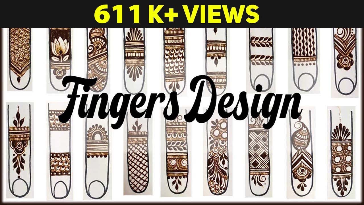 Mehndi For Beginners | Basic Fingers Mehndi Design Step By Step | Mehndi Tutorials | Letstute