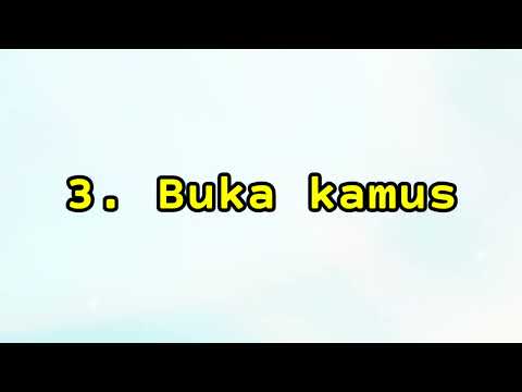 Cara mencari arti kata dalam Kamus