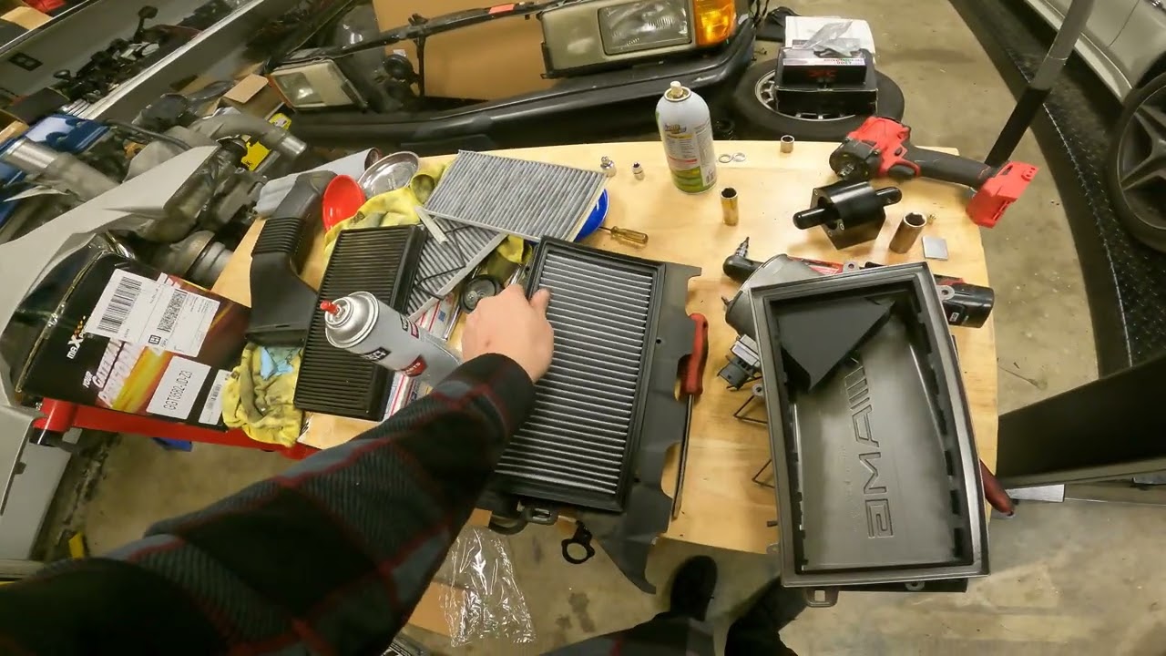 The Easiest and Cheapest Air Filter Intake Mod for the M156 - W204 C63 AMG