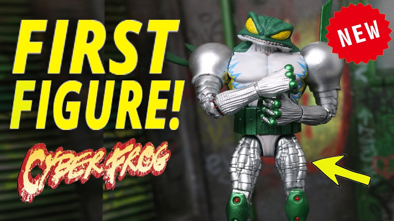 NEW CROWDFUNDED CYBERFROG ACTION FIGURE FULL UNBOXING & TOY REVIEW!
