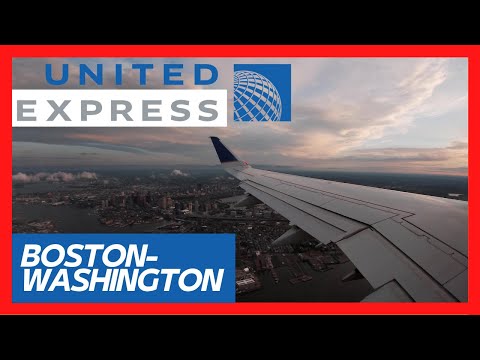 How is United Express / Mesa Airlines? E175 - Boston to Washington DC - FLIGHT REVIEW