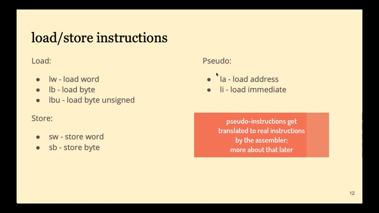 CA04 -  MIPS and machine code