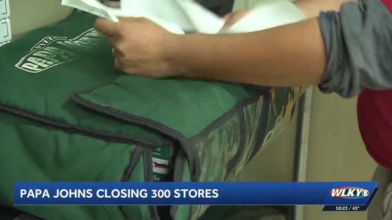 Papa Johns to close 300 stores
