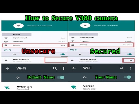 V380 Smart Net Camera | How to setup V380 Wifi camera | How to change Wifi Camera Name & Password