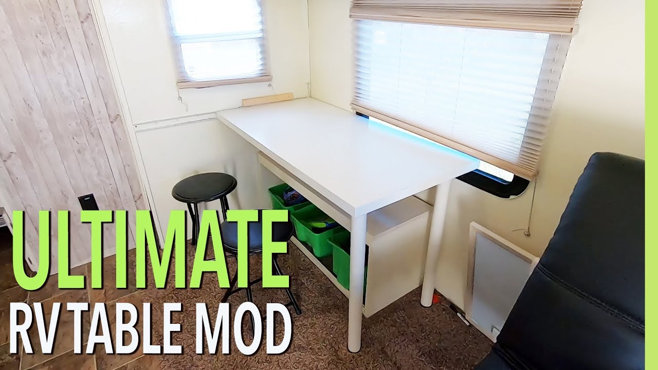 ULTIMATE RV TABLE MOD - DIY IKEA SIZE BENCH