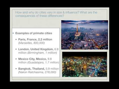 APHG.7.3 - Rank-Size/Primate Cities- How & why do cities vary in size & influence?