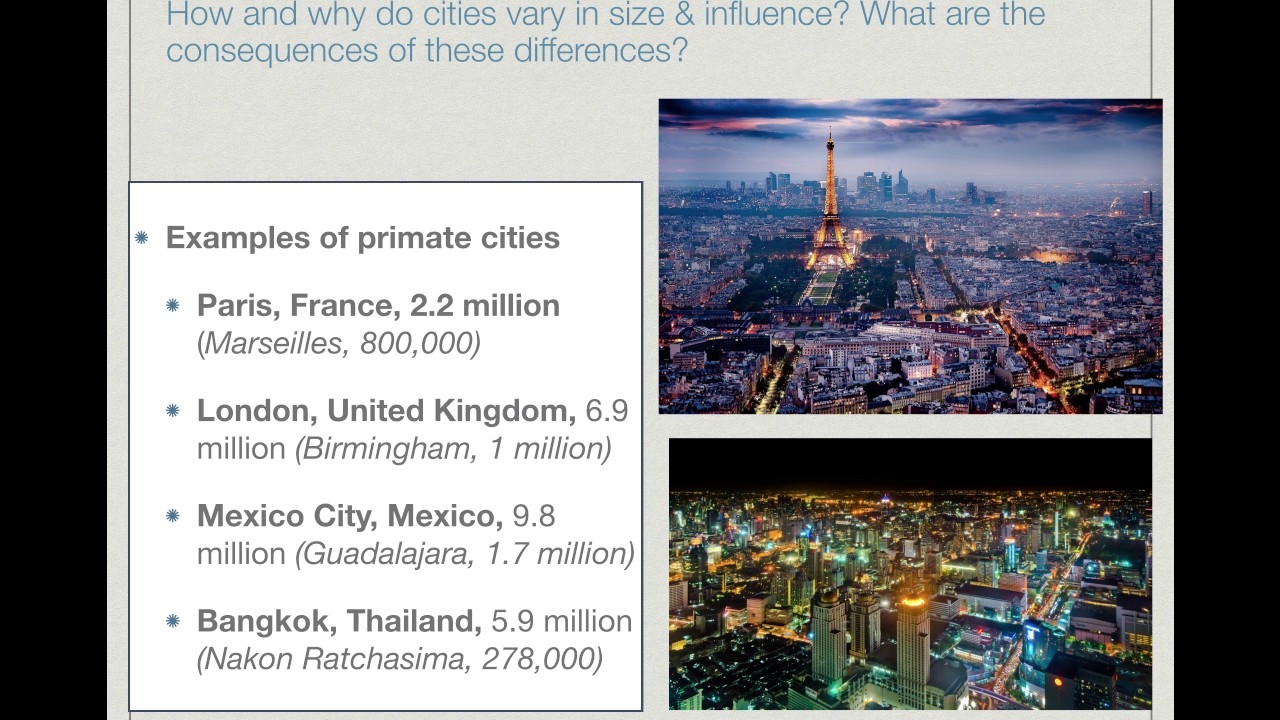 Understanding Primate Cities and the Rank-Size Rule: Size, Influence ...