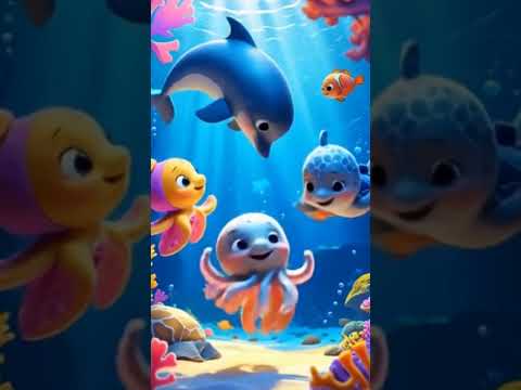 Underwater Giggles! 🌊 Baby Sea Animals Play and Get Silly | Funny Cartoon for Kids