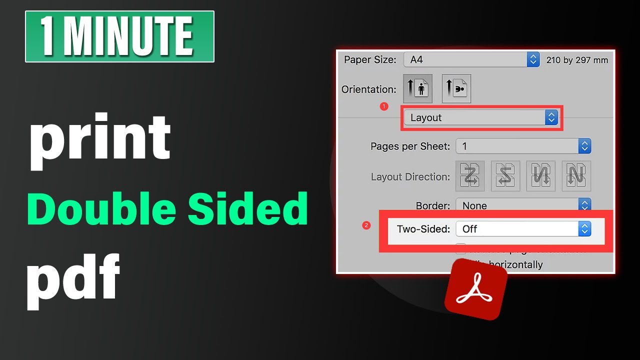 How to print double sided pdf | Adobe acrobat Tutorial (Quick & Easy)